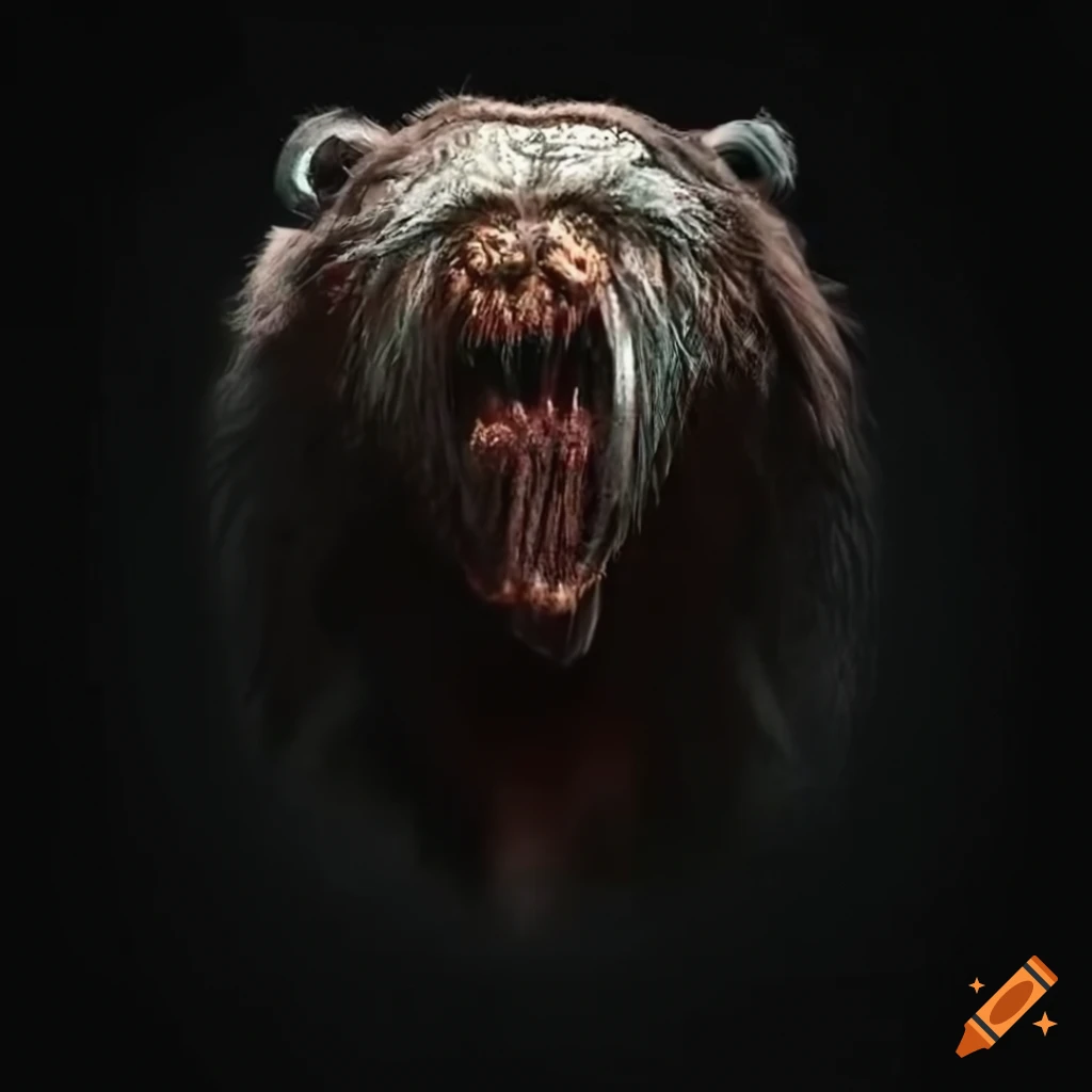 Illustration of a bearsquatch