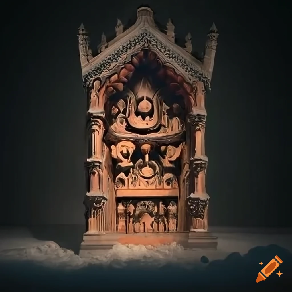 Detailed architectural carving in high definition