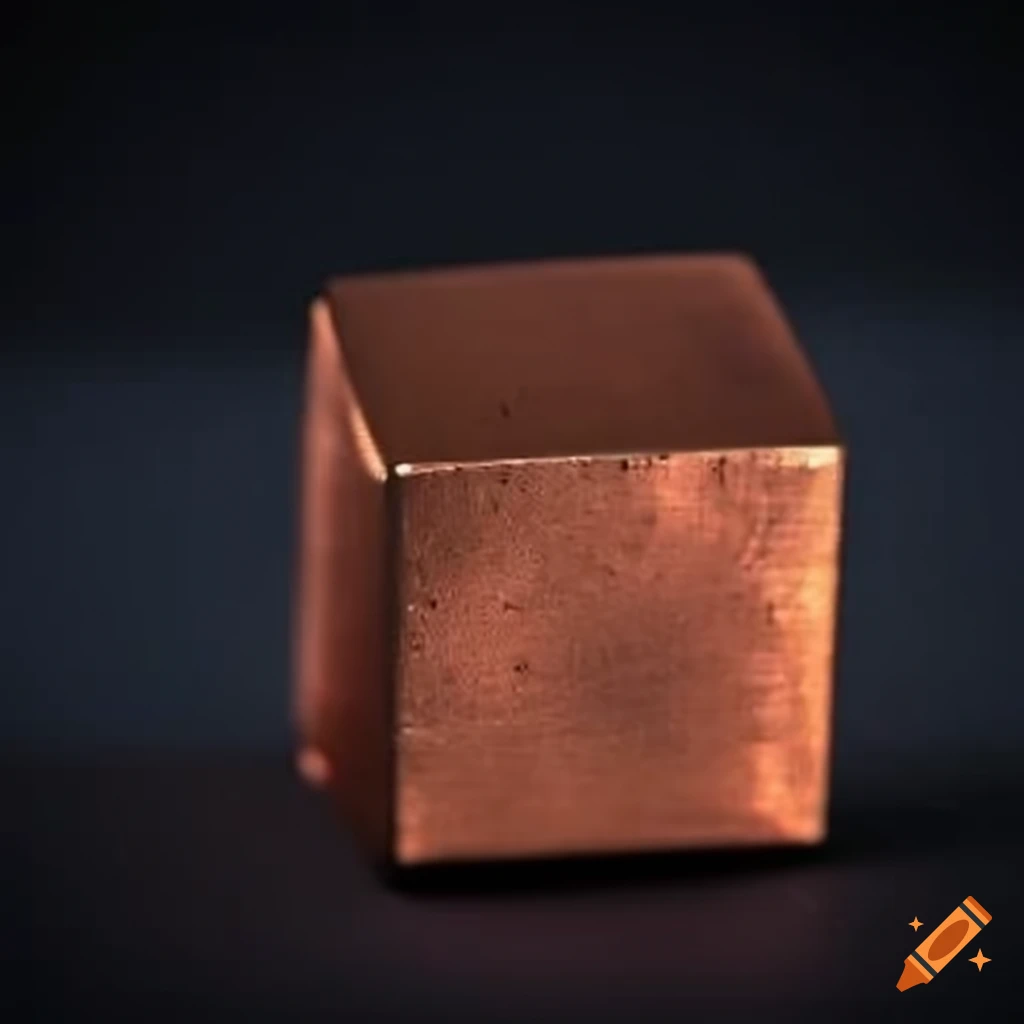 Stack of straight copper pipe on Craiyon