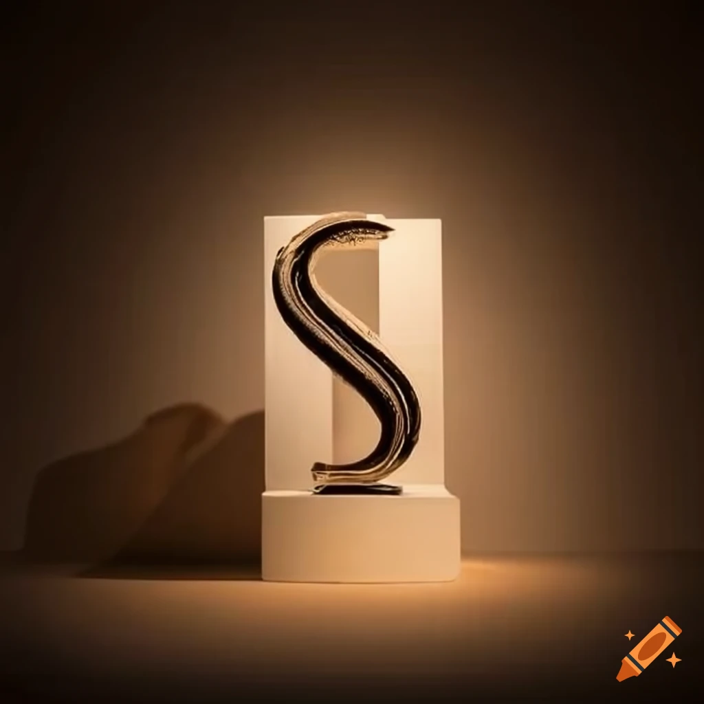 Luxury brand logo with greek-inspired design