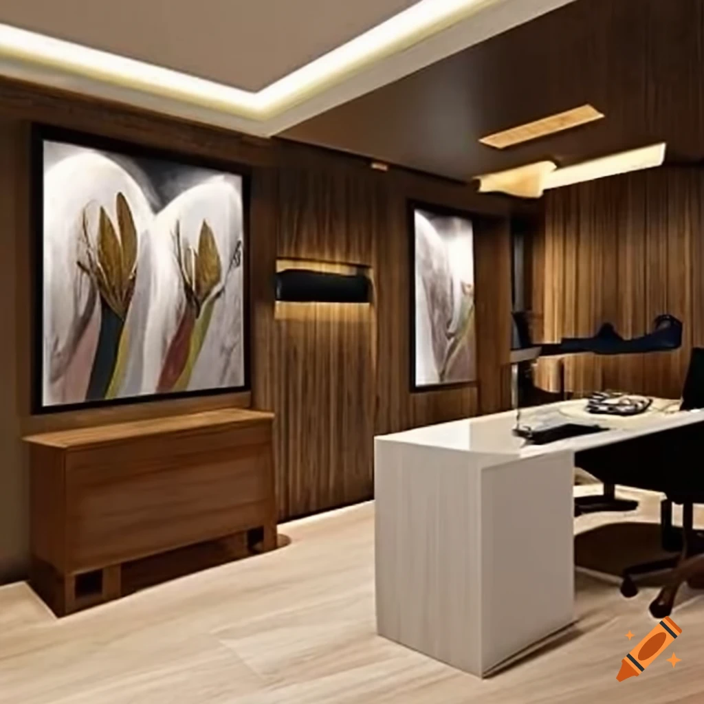 Elegant and sophisticated hotel manager's office on Craiyon