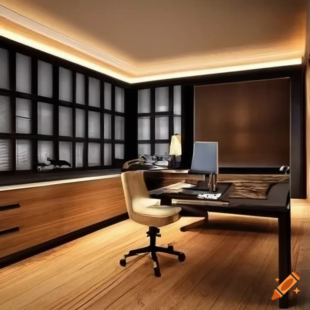 Elegant and sophisticated hotel manager office on Craiyon