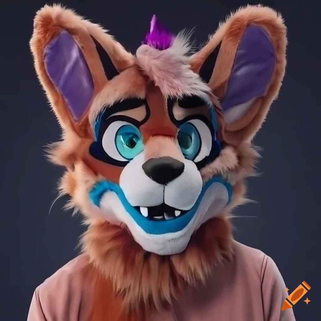 Newly made fursuit on Craiyon