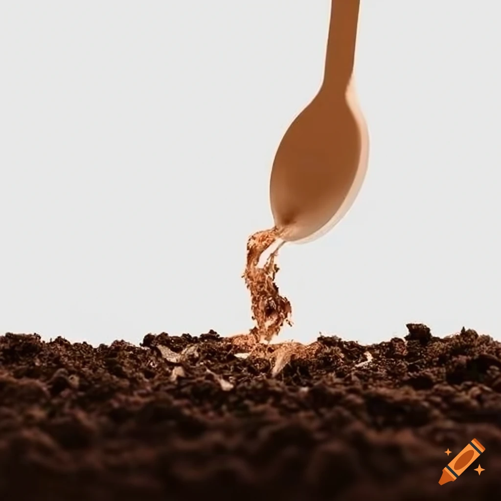 Close-up of soil texture