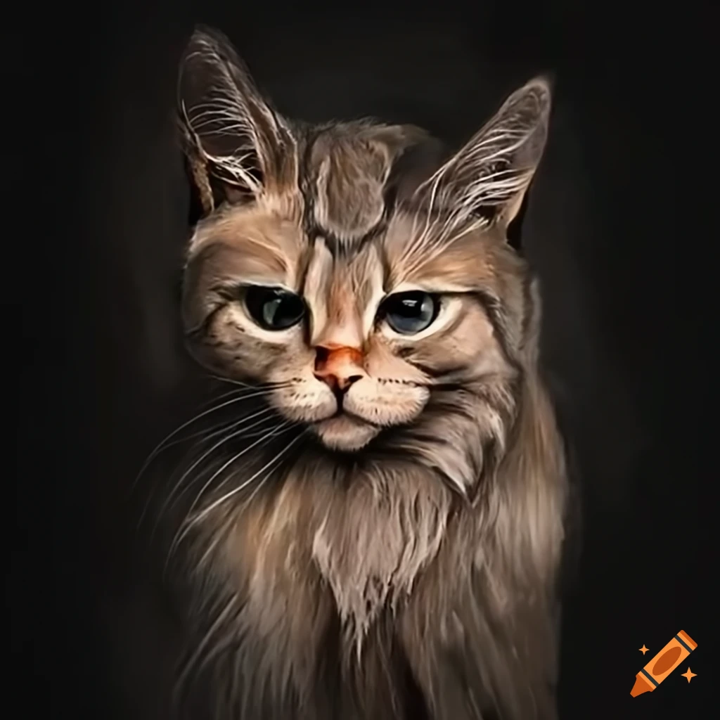 Cute cat picture on Craiyon