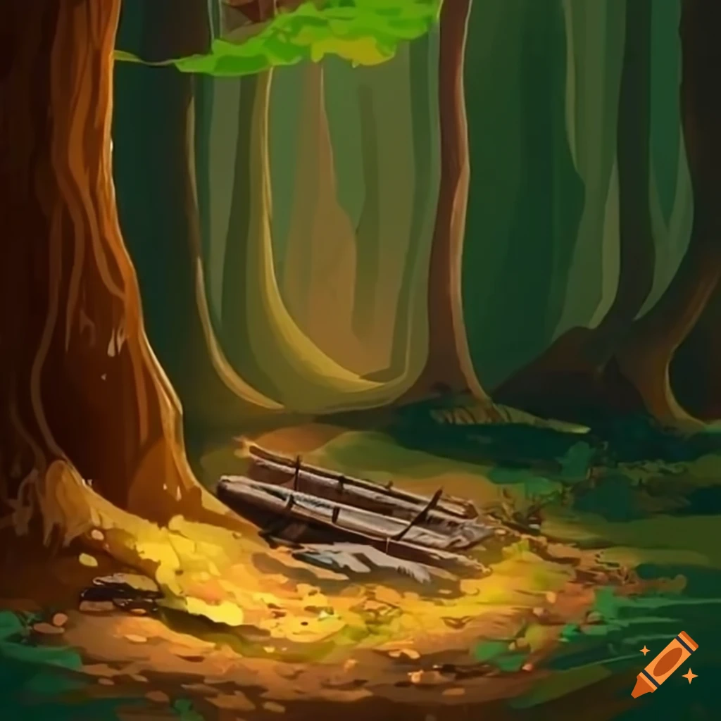 Pitfall trap in the forest