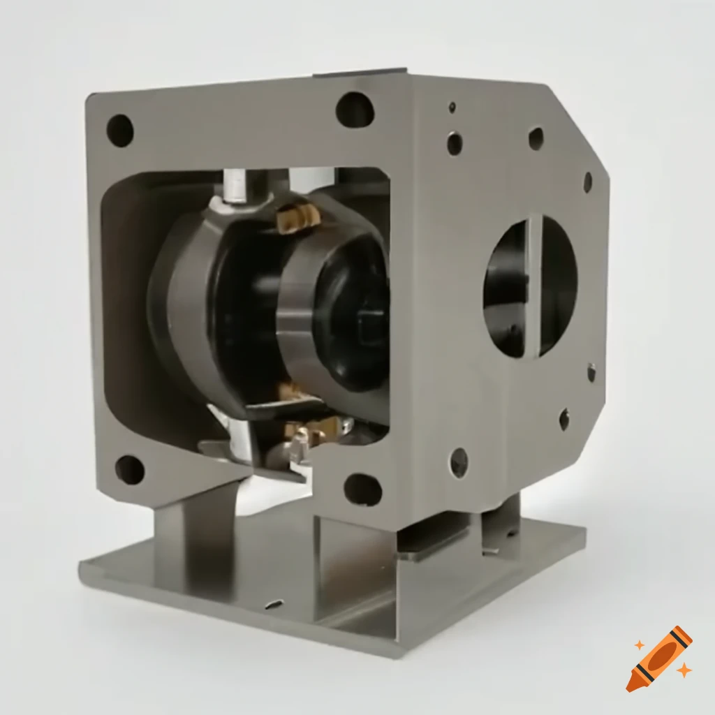 Punk machine with sound horns and metal tubes on Craiyon