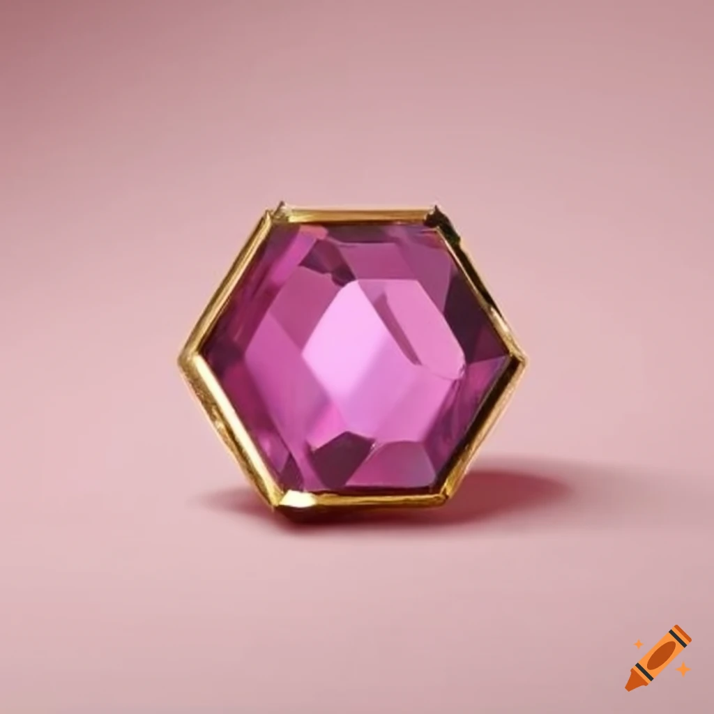 Colorful stack of brut gemstones on Craiyon