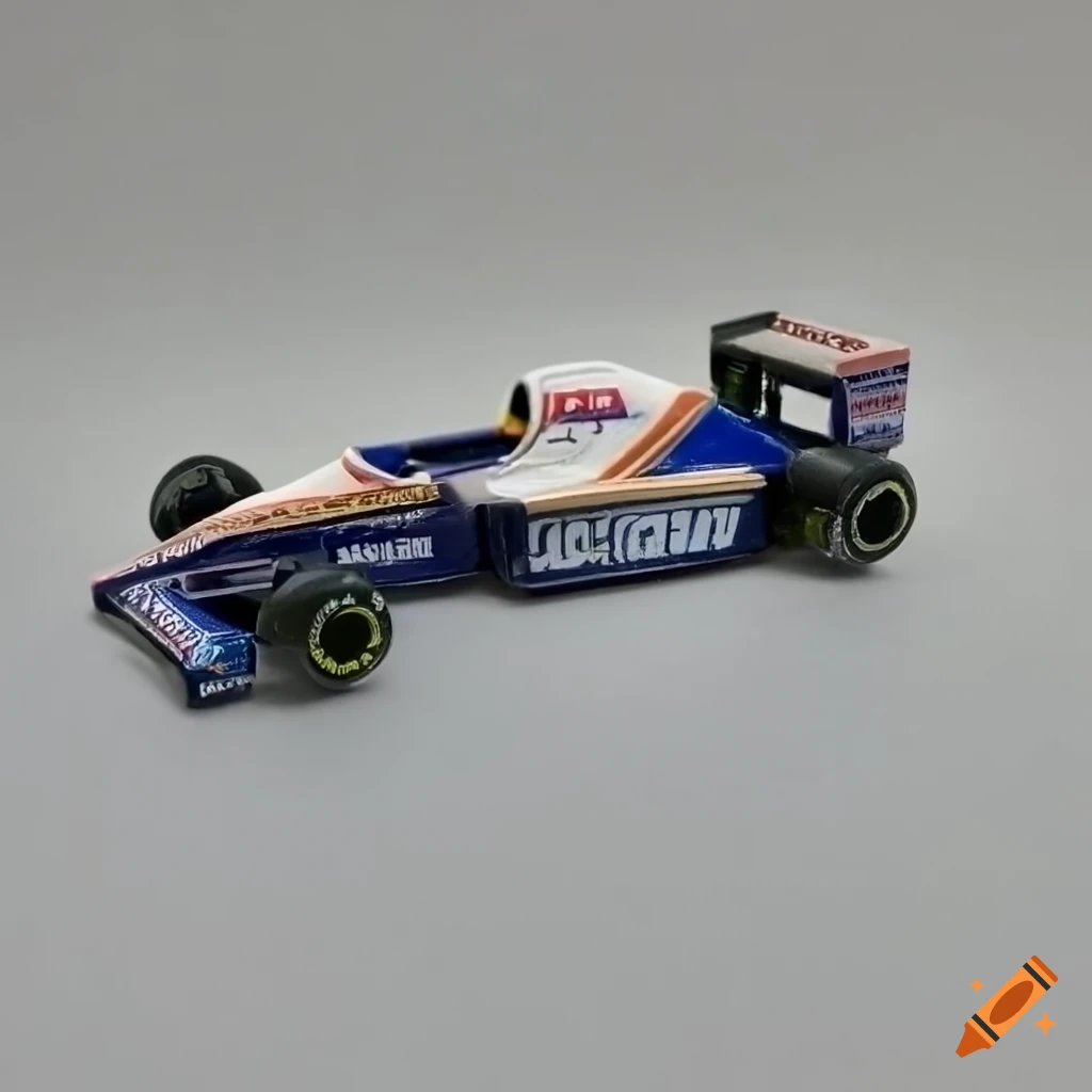 1990s hot wheels diecast of 1994 rothmans williams f1 car on Craiyon