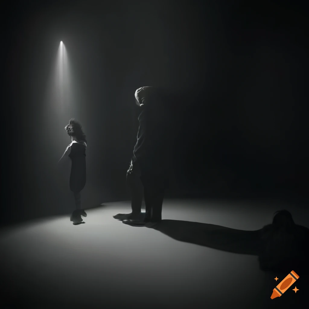 Minimalist art depicting indifference on Craiyon