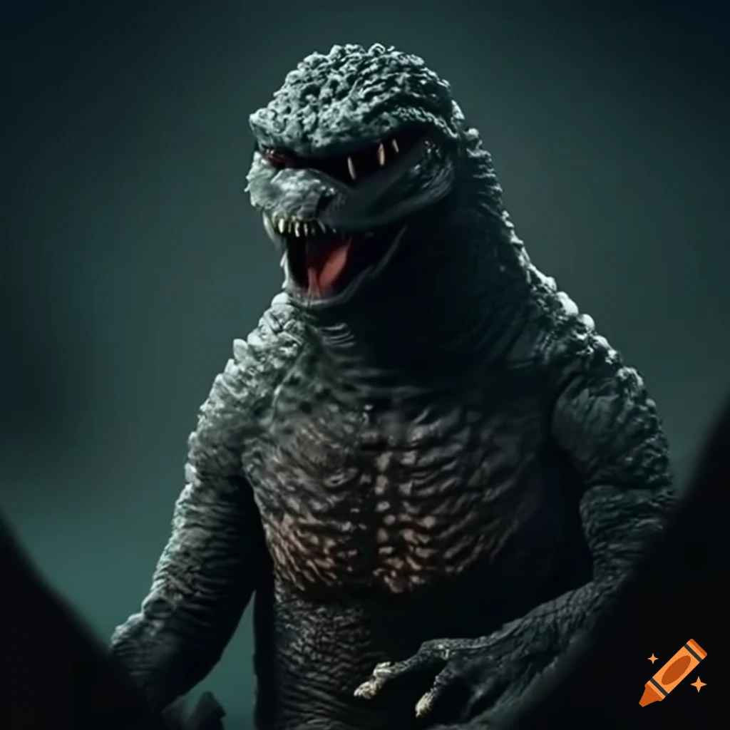 Artwork of dad godzilla on Craiyon