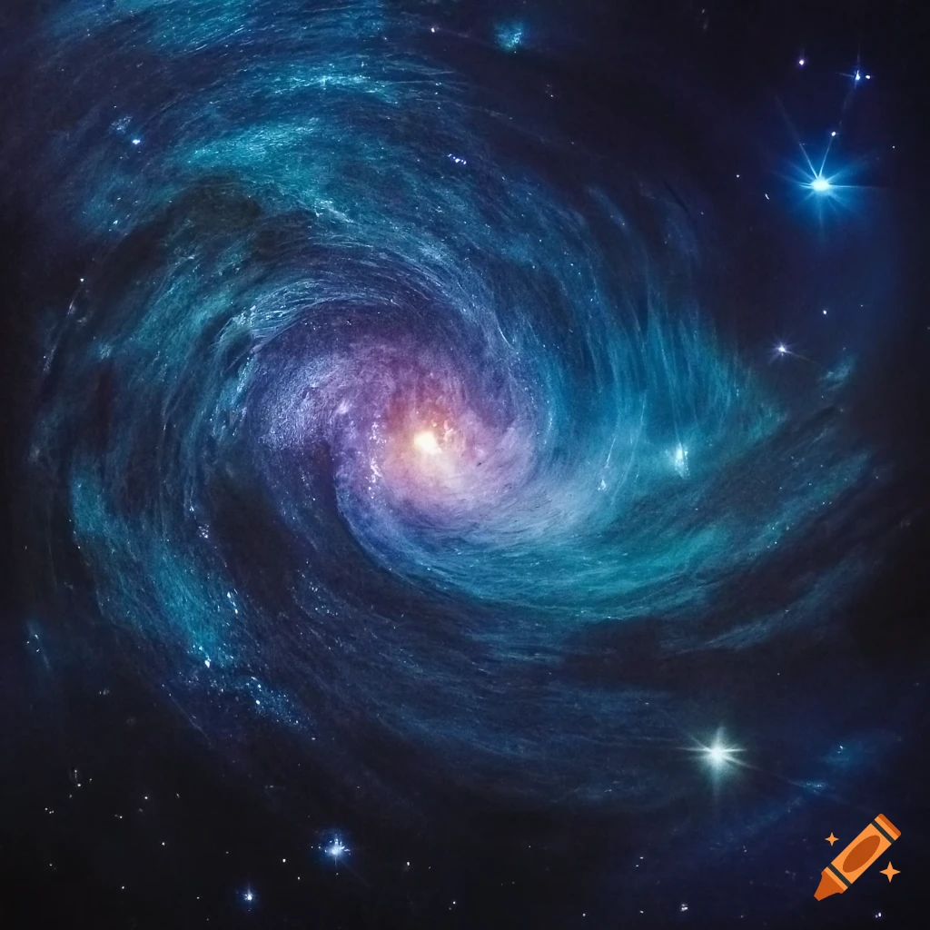 Product photo of paper tunnel in galaxy theme on Craiyon