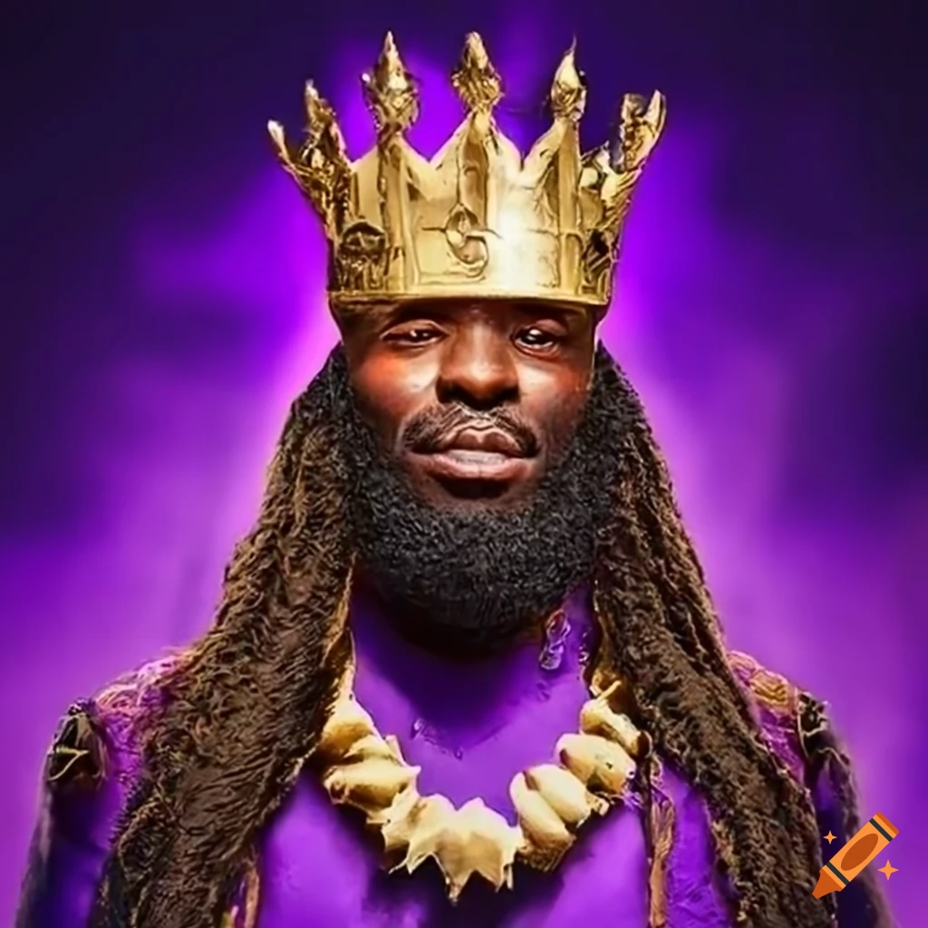 Alexander mattison wearing a crown on the bones of defeated enemies on ...