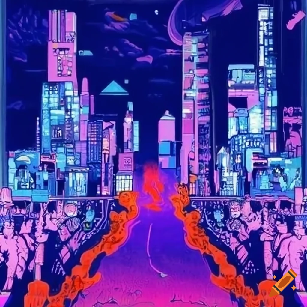 Chiho aoshima and dan mumford's artwork on Craiyon