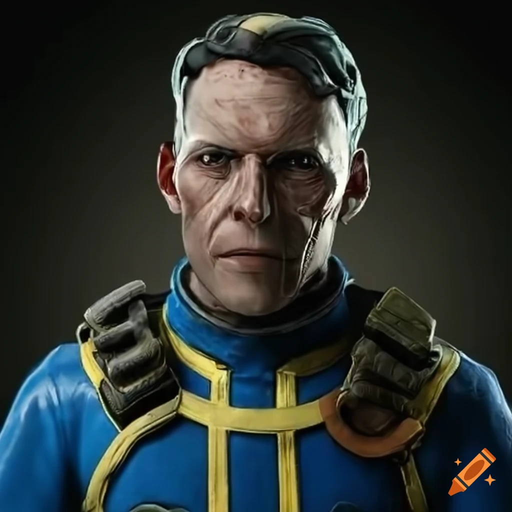 Realistic fallout vault survivor cosplay on Craiyon