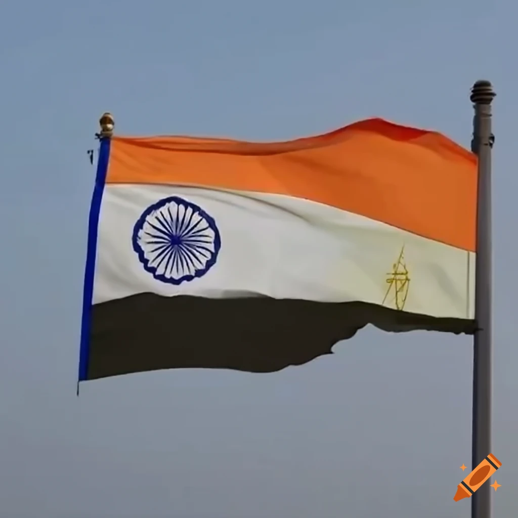 Invitation to happy republic day celebration in india with indian flag ...