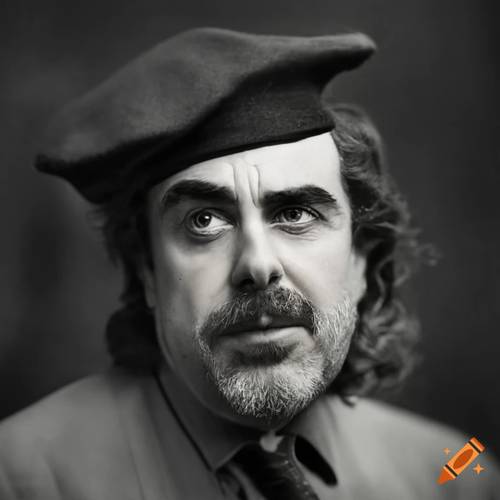 Vintage movie still of matt berry as a director