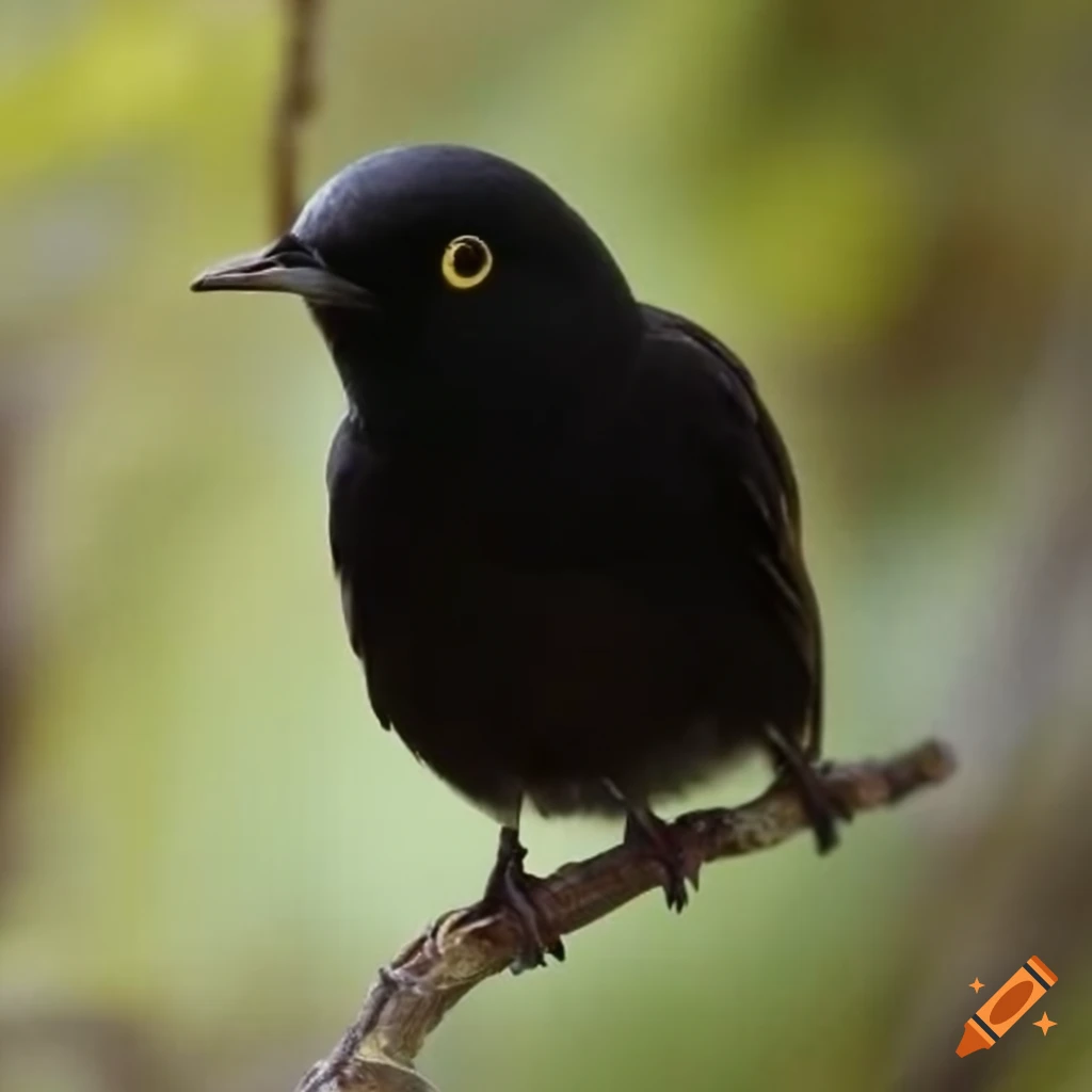 Close-up of a bird on Craiyon