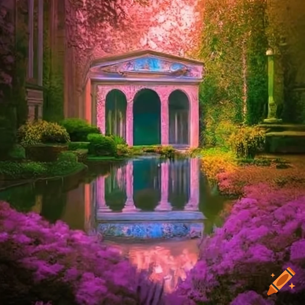 From the luxembourg gardens, a lavender statue of a beautiful blonde ...