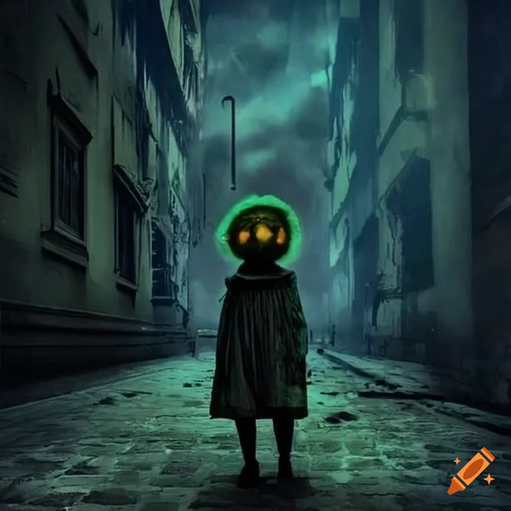 Mysterious artwork with Lovecraft-style on Craiyon