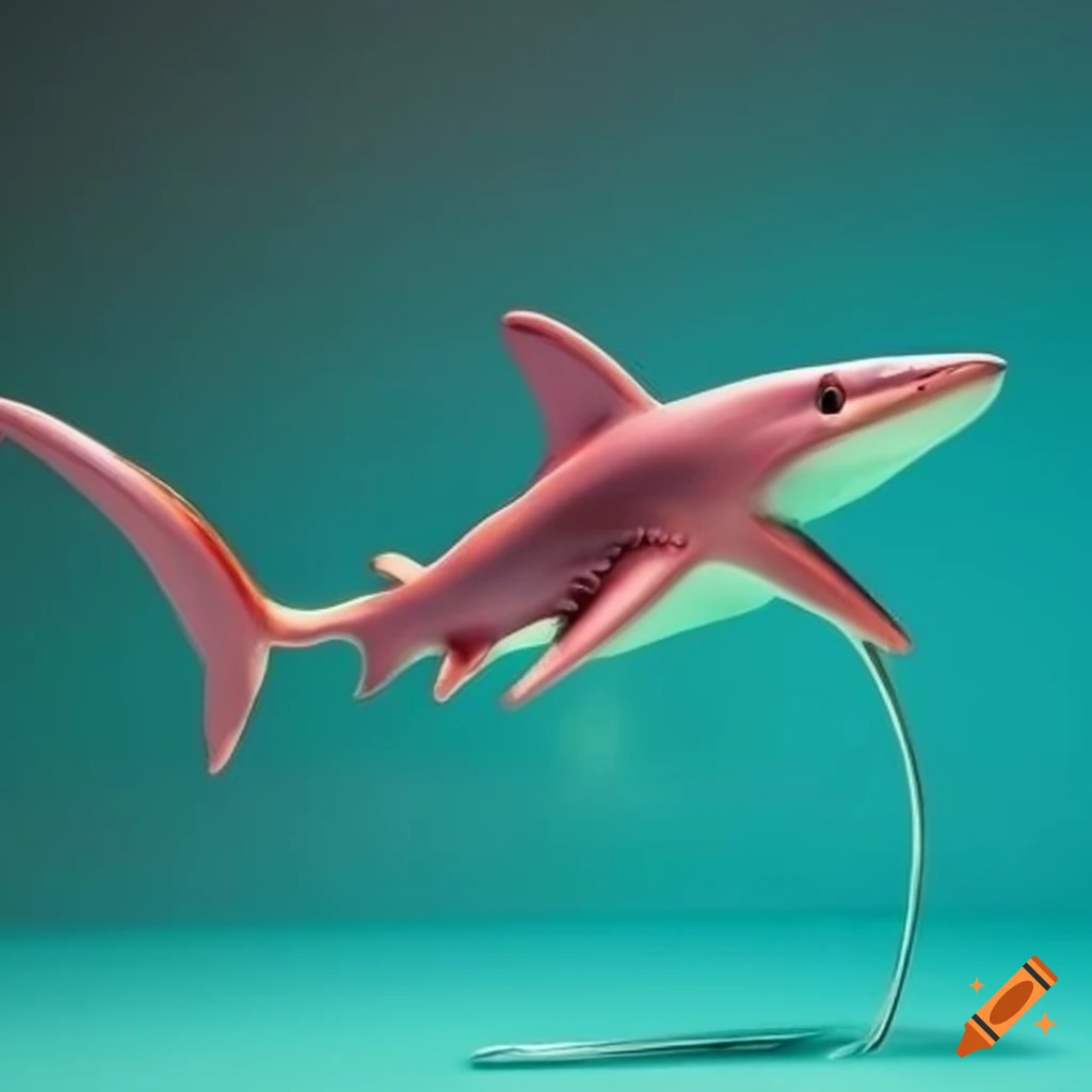 Shark figures in turquoise and pink colors on Craiyon Shark figures in turquoise and pink colors on Craiyon
