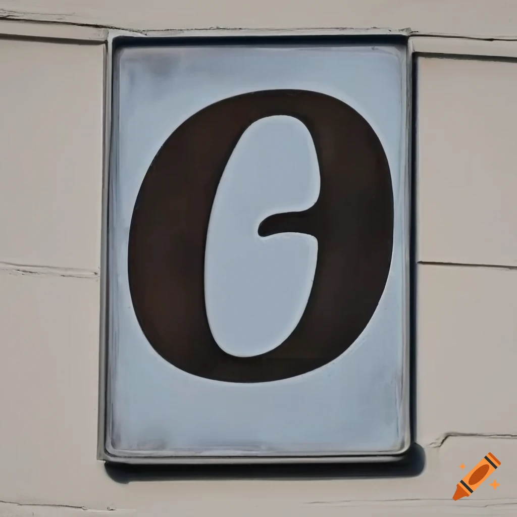 House number sign on Craiyon