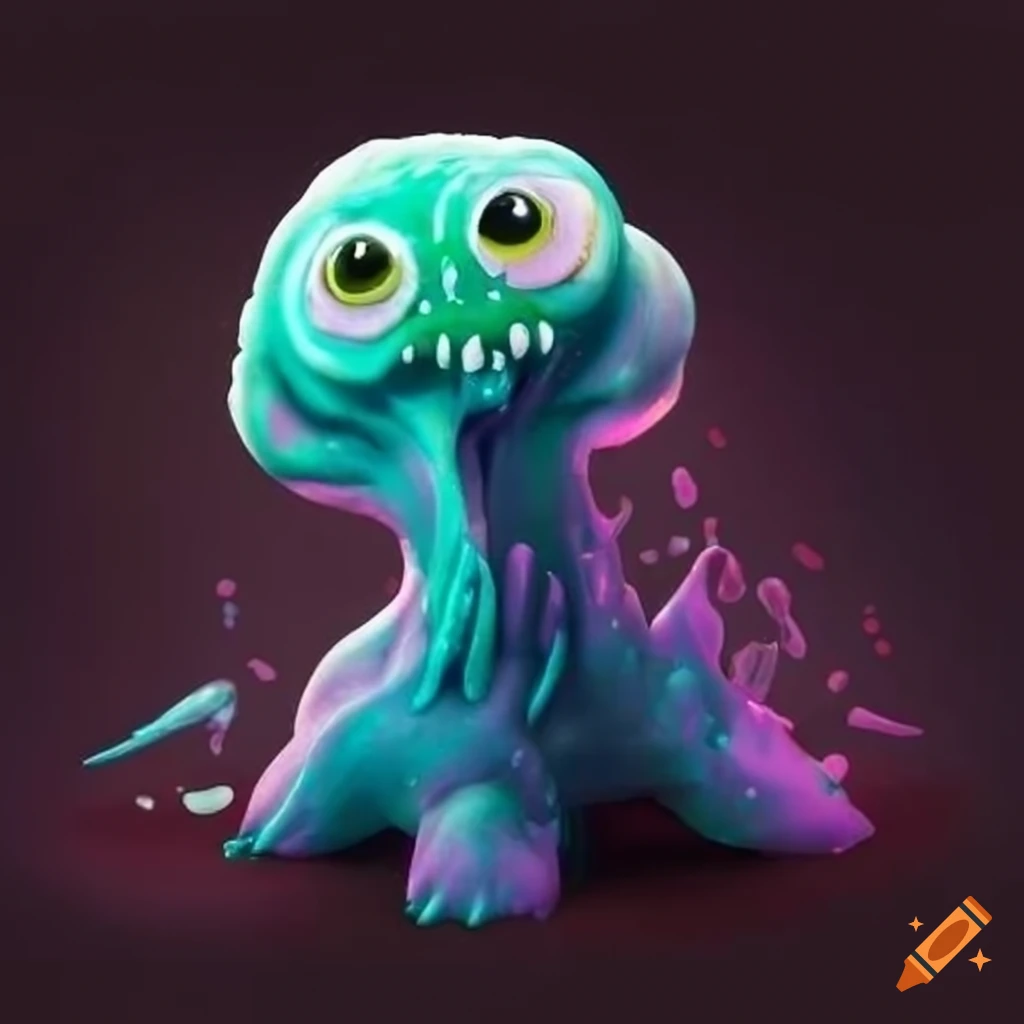 Illustration Of A Dysgenic Slime Monster On Craiyon Illustration Of A Dysgenic Slime Monster On Craiyon