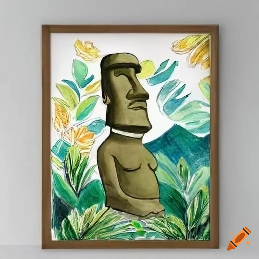 Traditional Hawaiian artwork on Craiyon