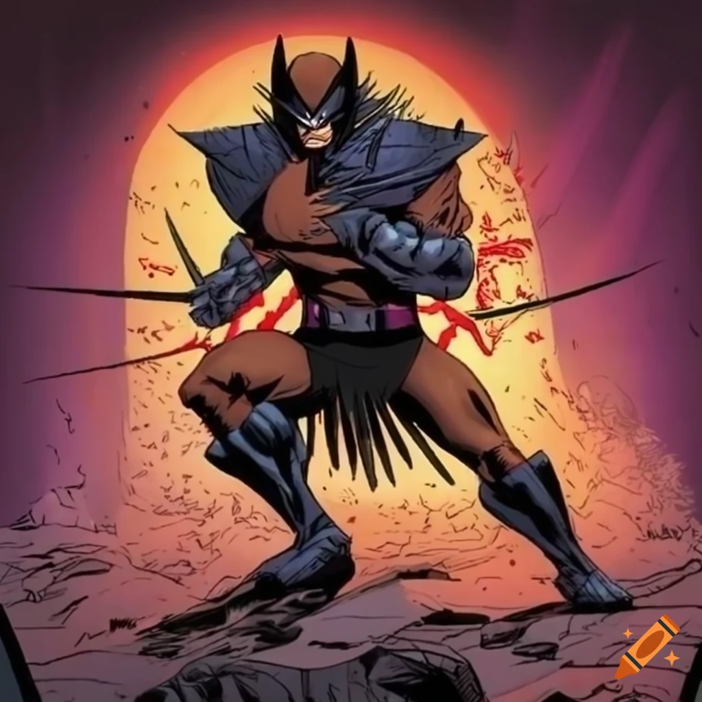 Wolverine marvel character on Craiyon
