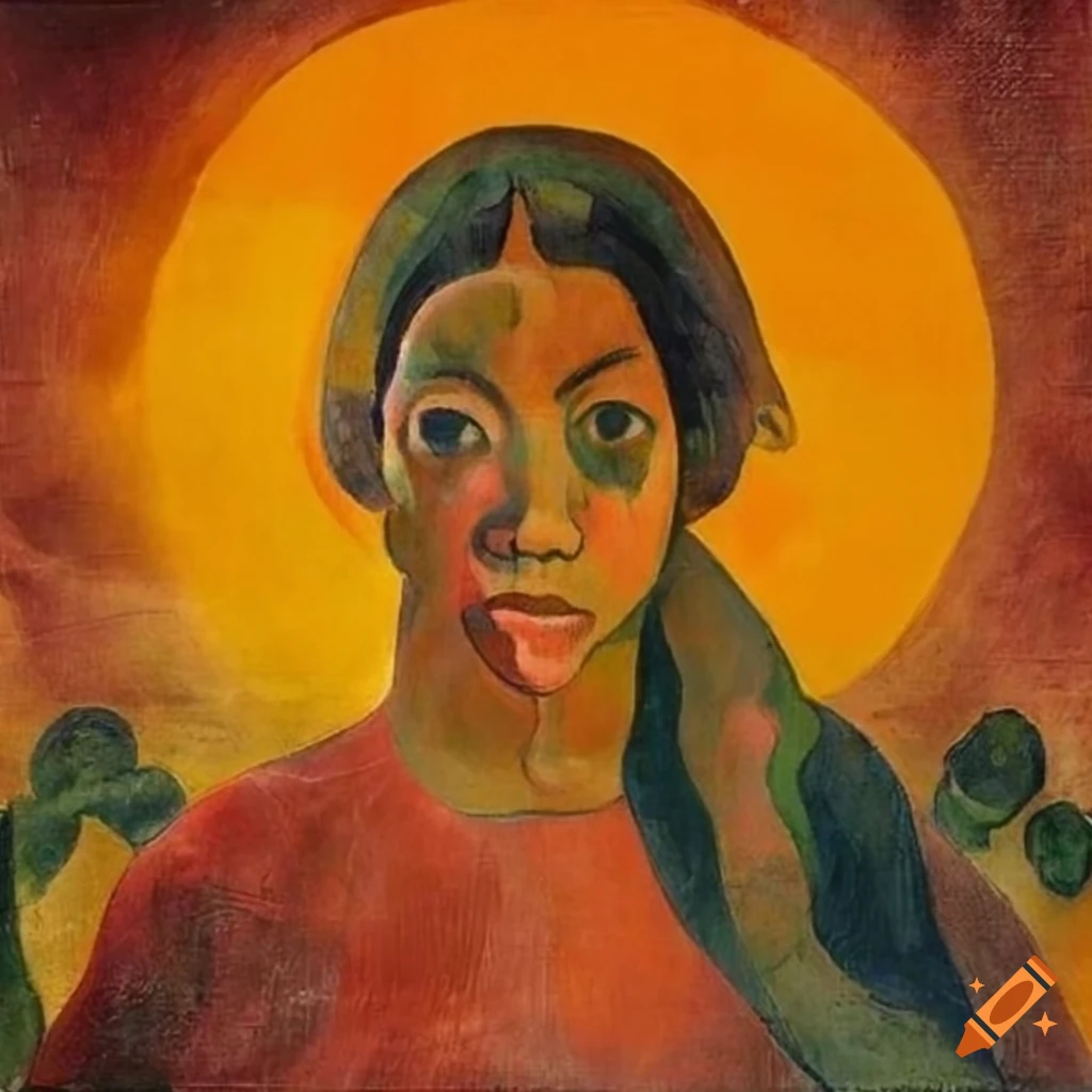 Gauguin Gul Kristus