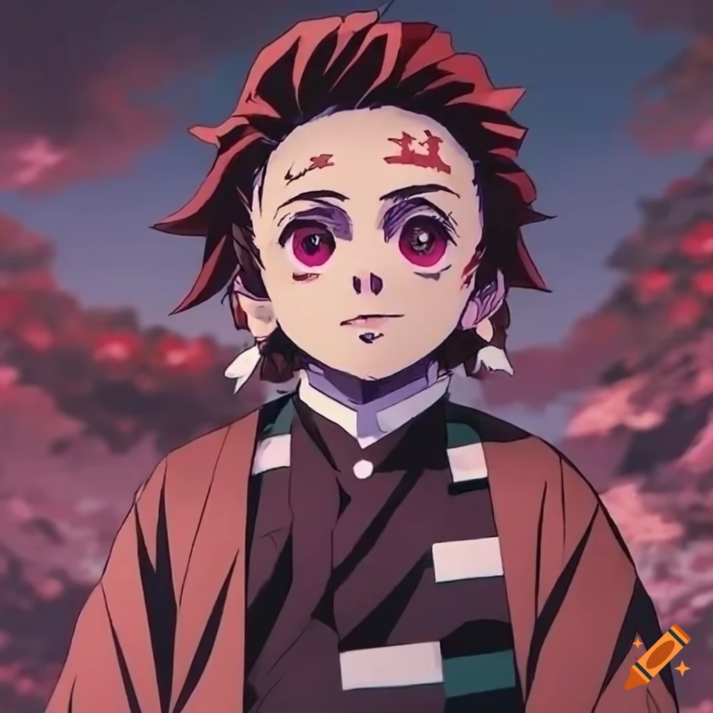 Real-life tanjiro cosplay on Craiyon