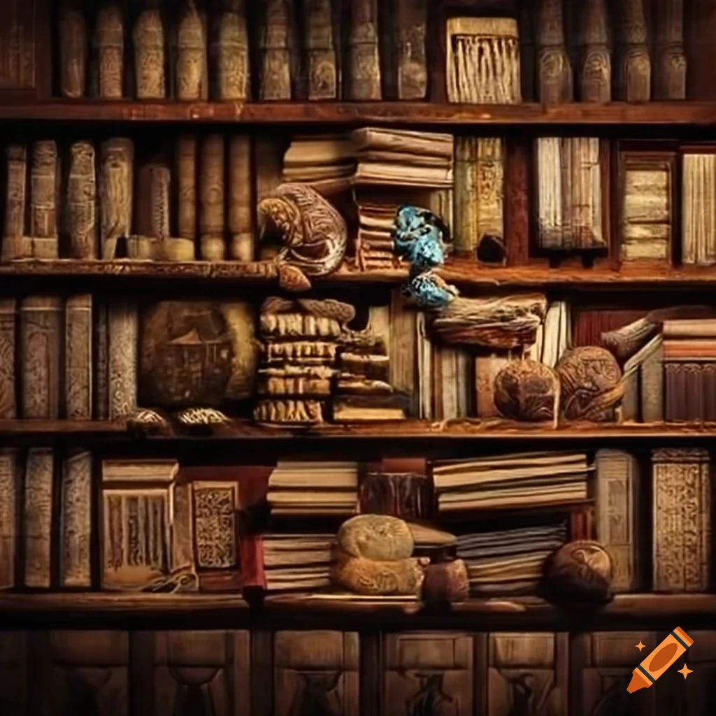 Photo of a magical study with books and artifacts