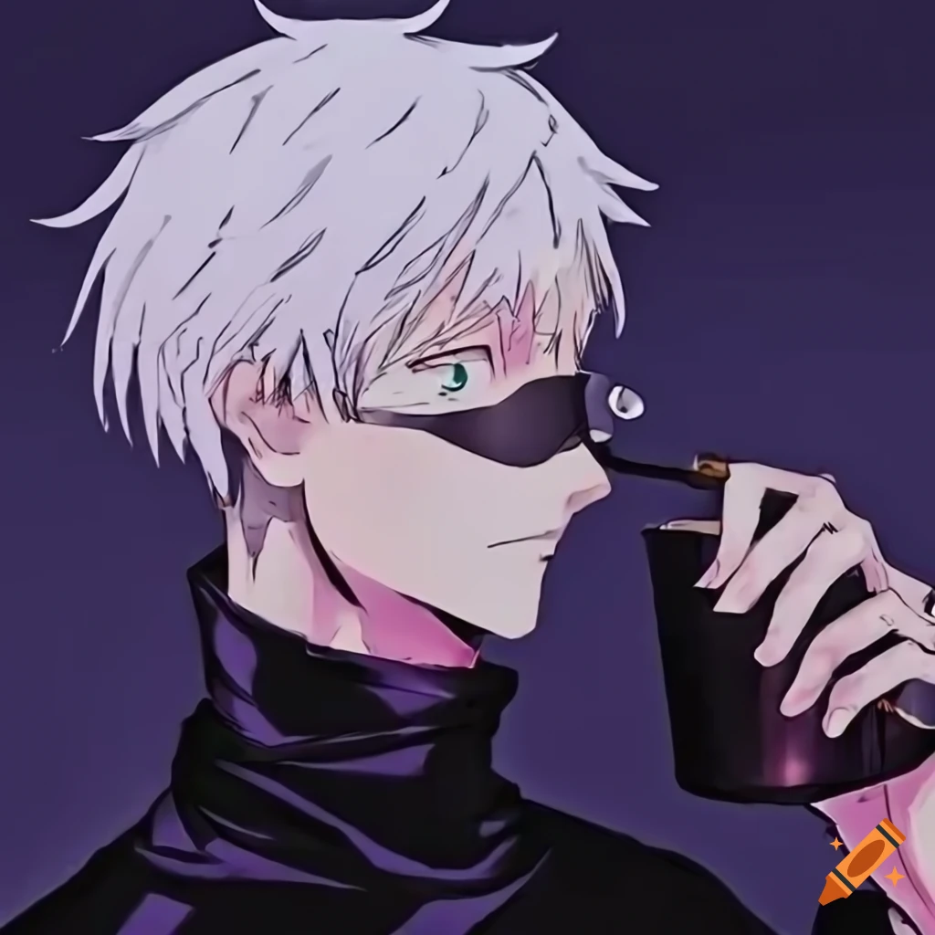 Gojo and geto being adorable on Craiyon