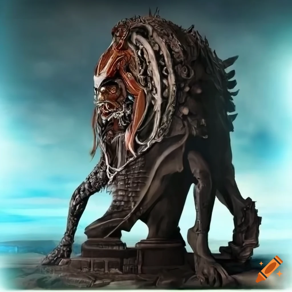 Hyper-realistic artwork of an artificial deity on Craiyon