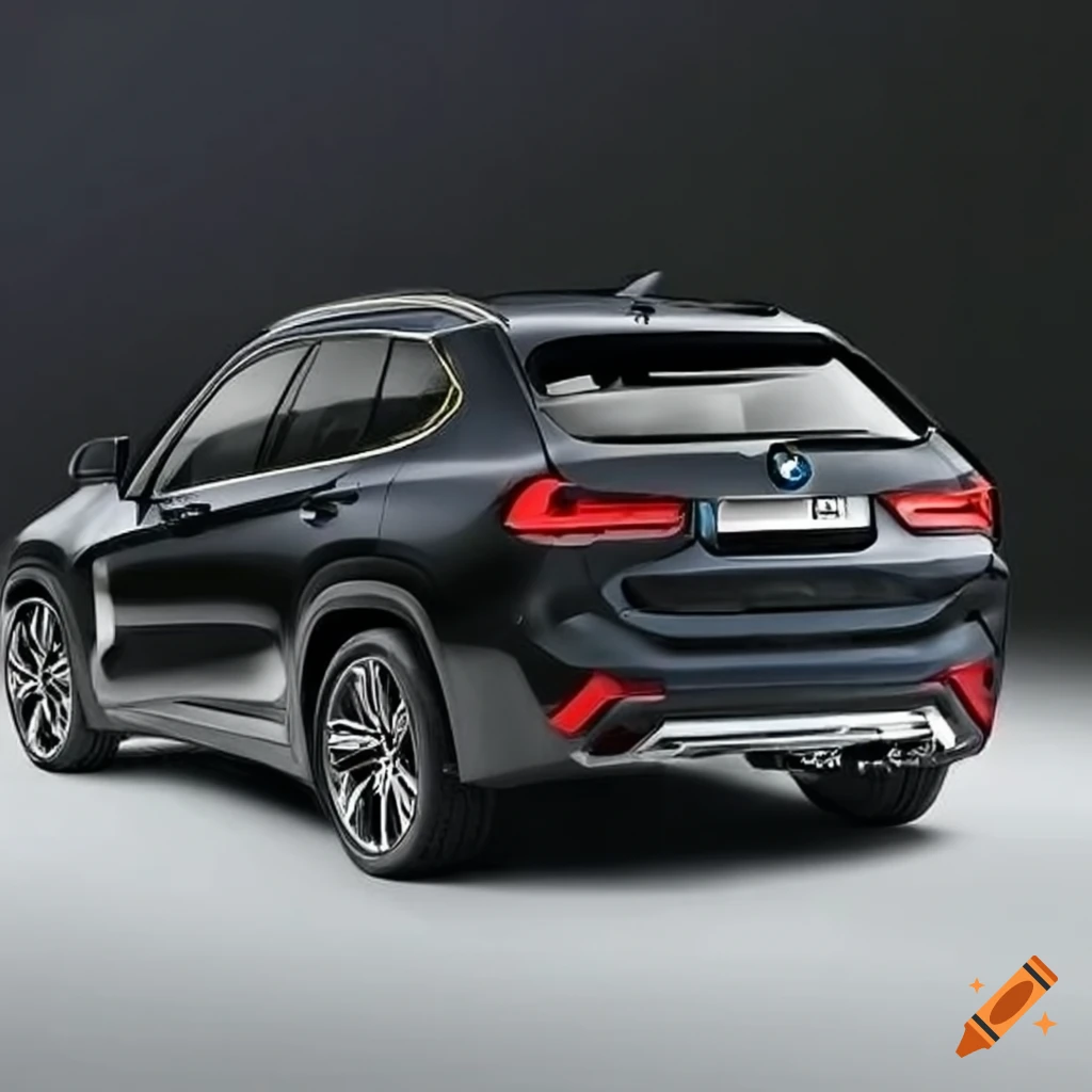 Rear view of 2023 bmw x1