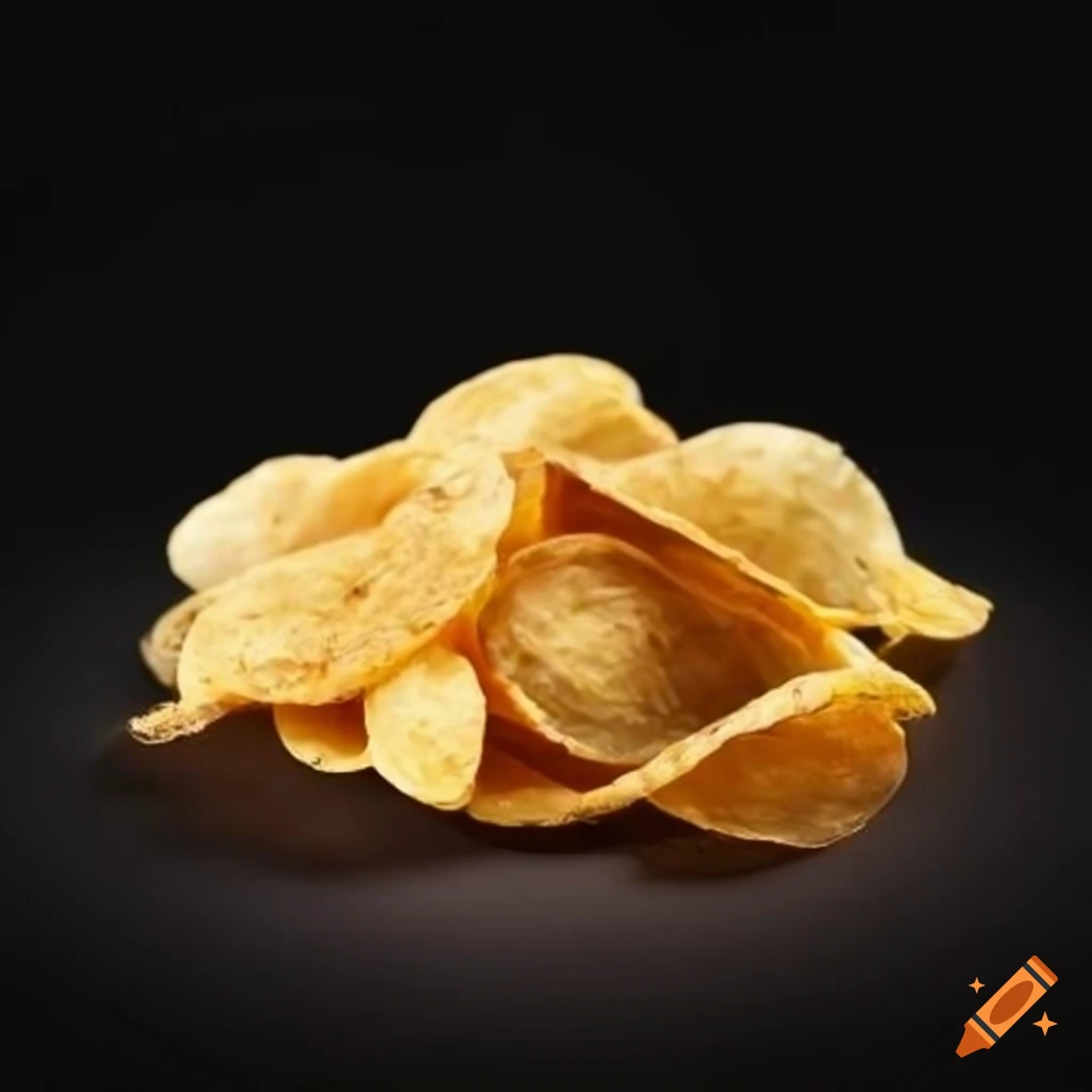 Crispy and delicious potato chips