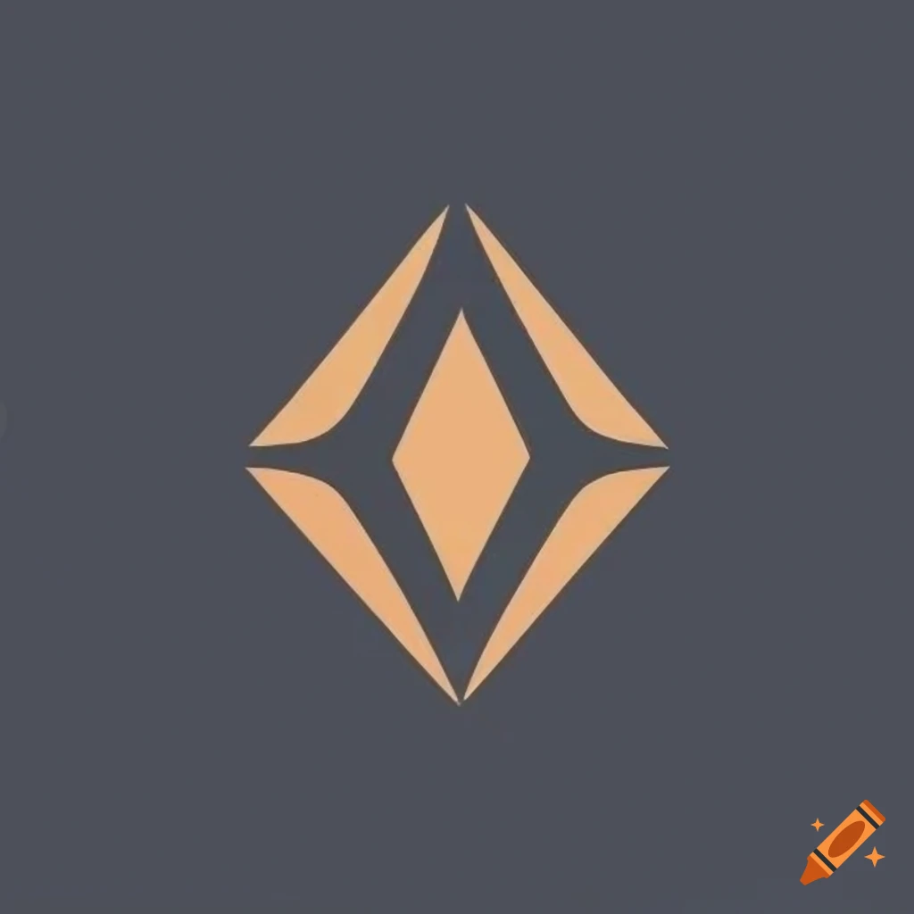 Geometric diamond logo design