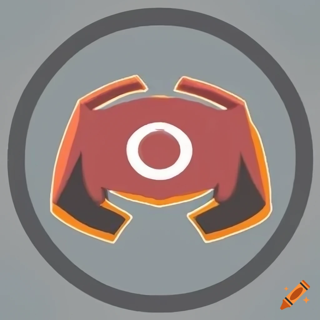 Discord server icon inspired by tf2 and stonks on Craiyon