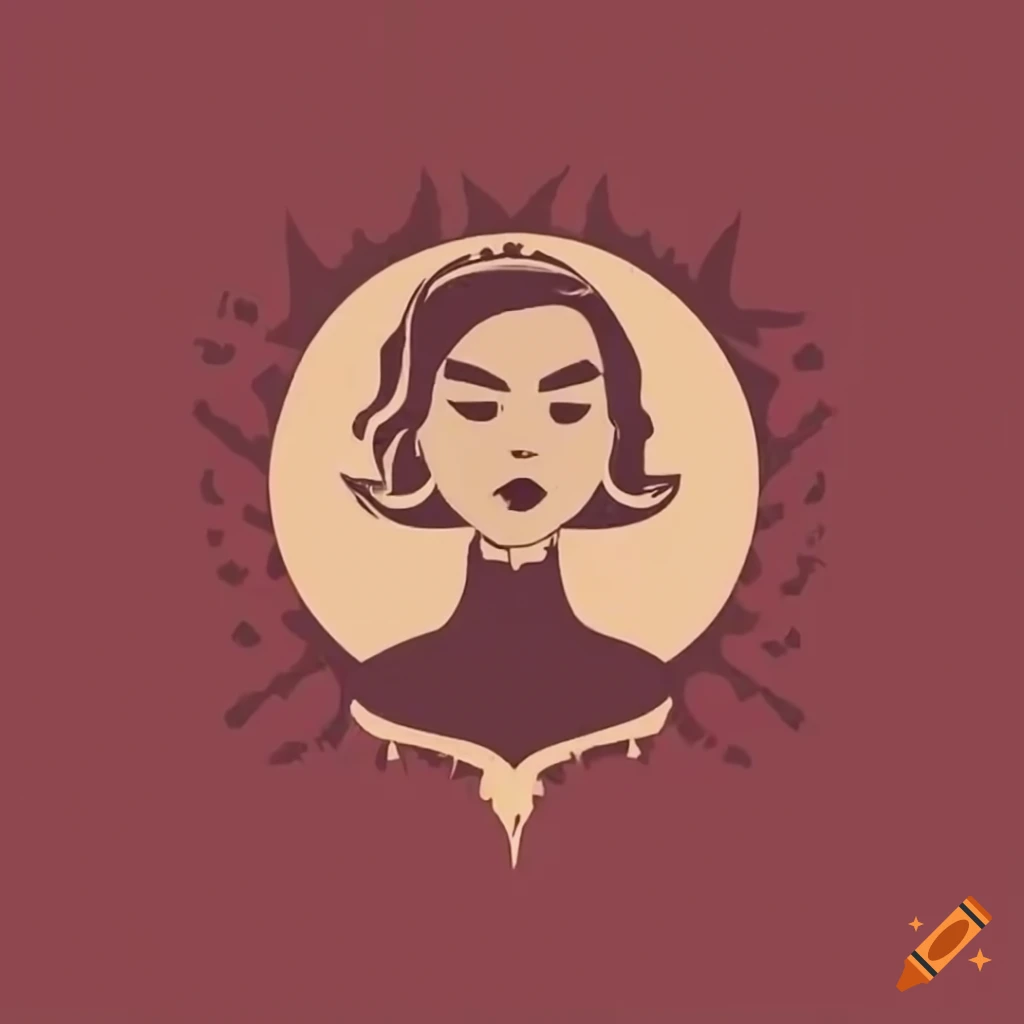 Sabrina Spellman logo design on Craiyon