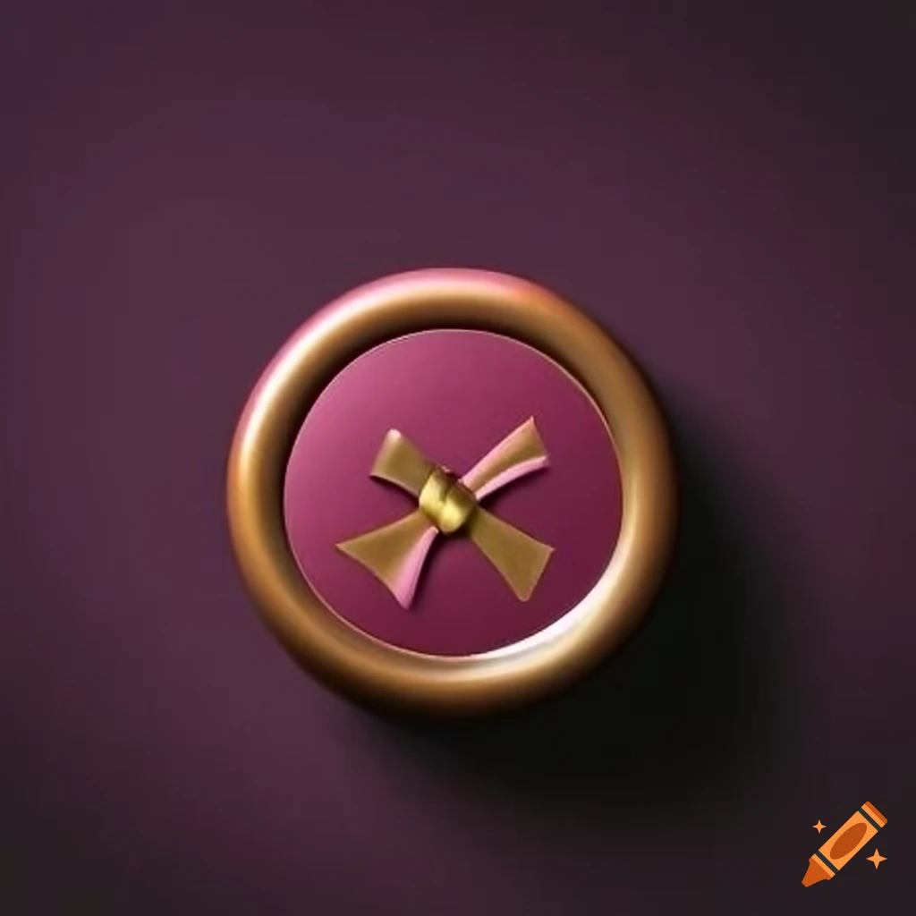 Golden medal with violet ribbon in 3d studio lighting on Craiyon