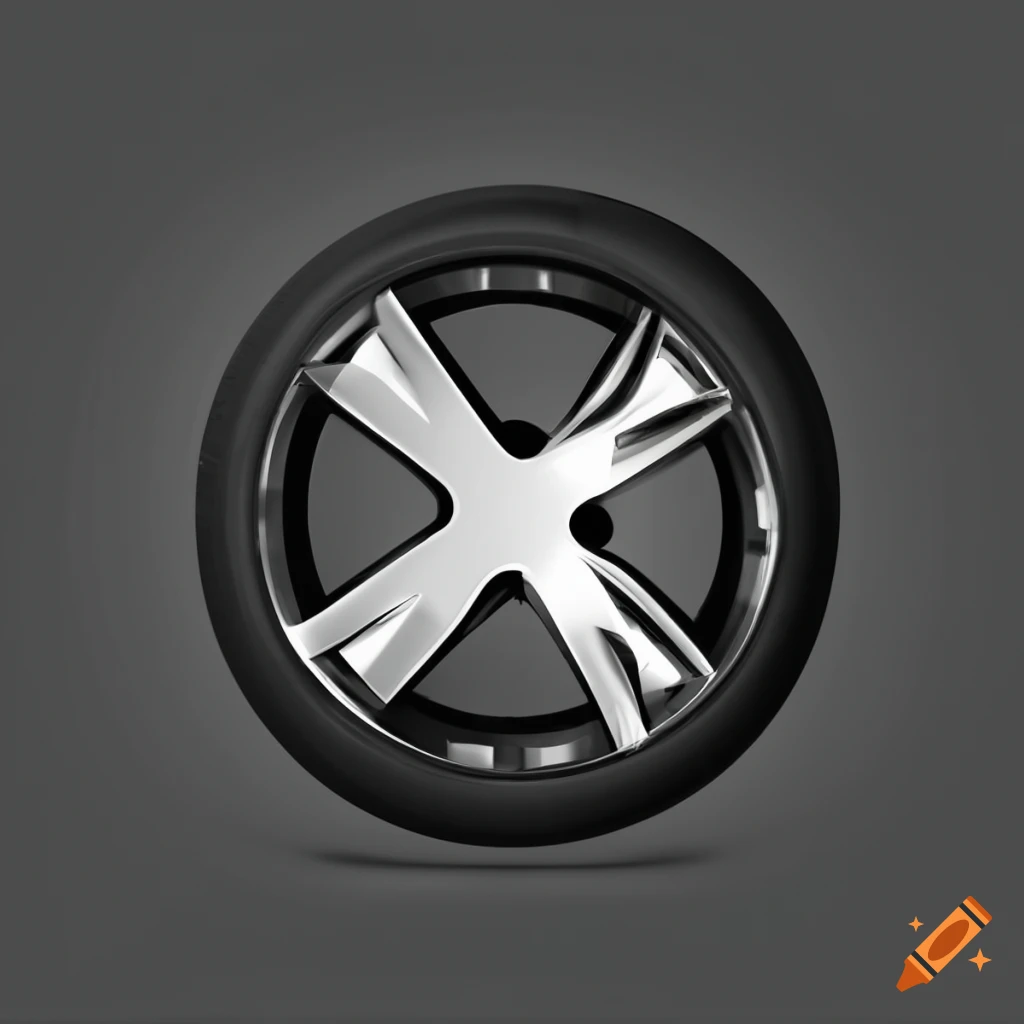 3d logo of a car tyre in new york times style on Craiyon