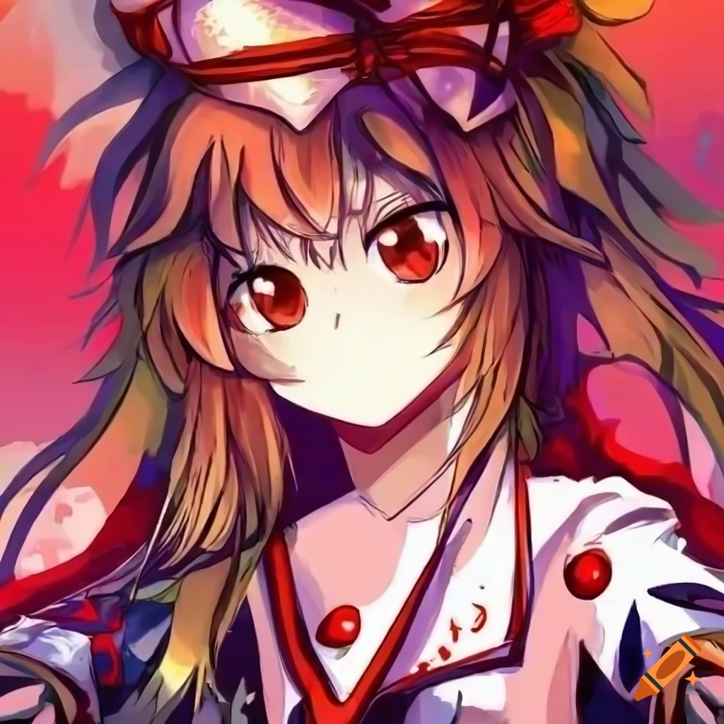 Stunning farloon avatar in the style of touhou