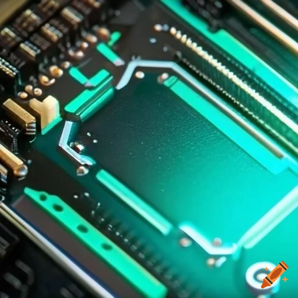 Side View Of A Pcb Board On Craiyon