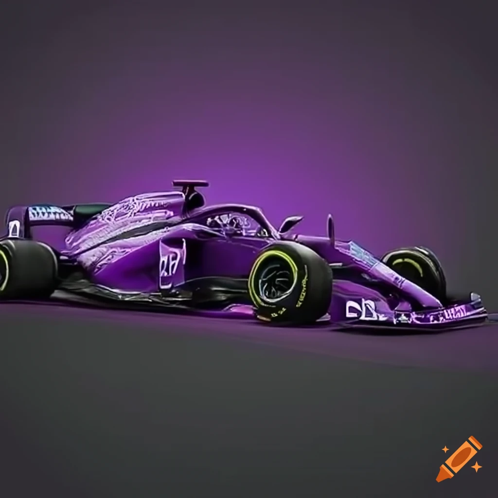 Purple Formula 1 Car