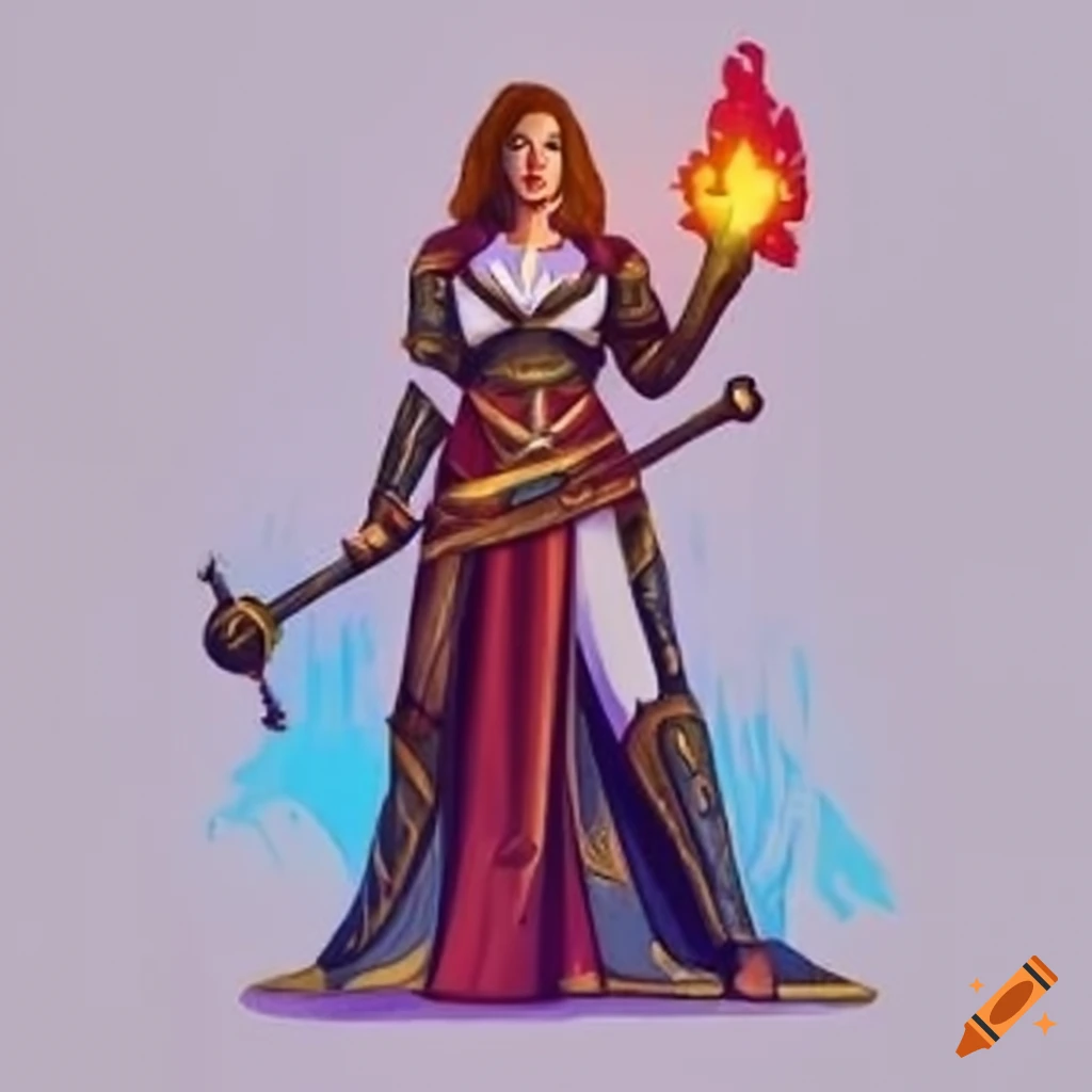 Female dwarf lich character in dungeons and dragons on Craiyon