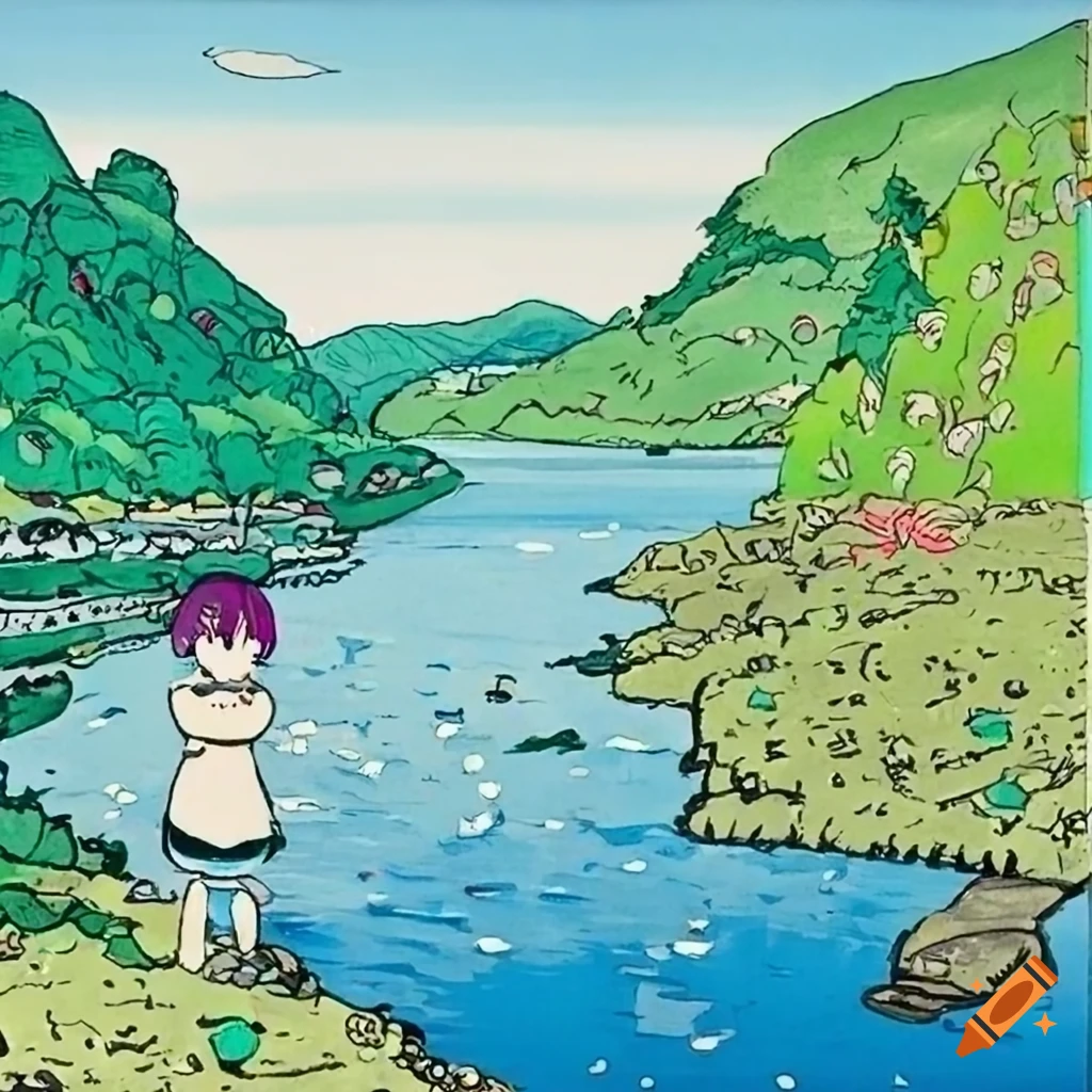 Artwork collaboration of river lochy and caol by chiho aoshima and ...