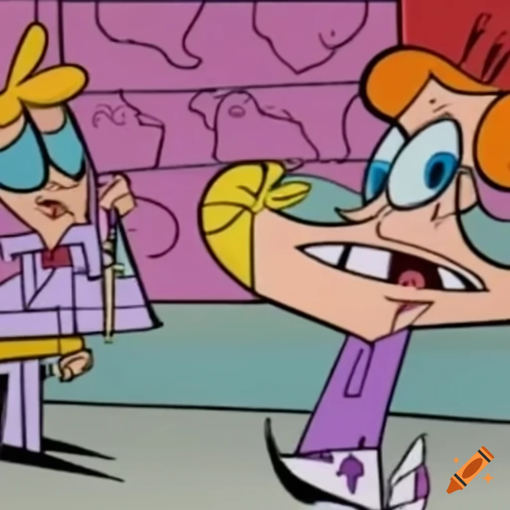 Cartoon image of dexter's laboratory on Craiyon
