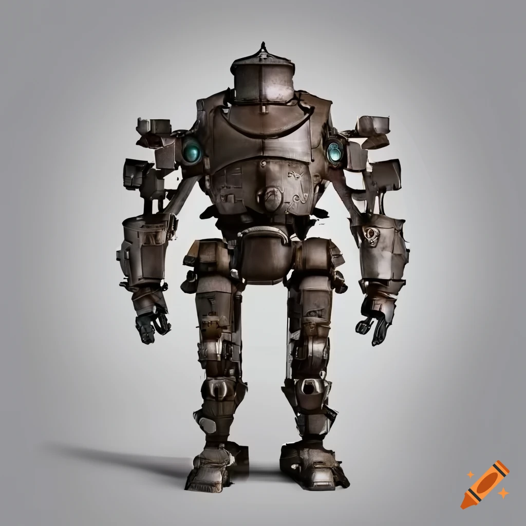 Full body golden power armor on Craiyon