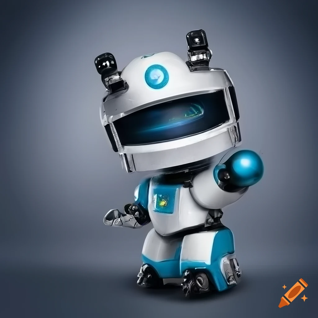 Chibi pikachu with giant cute robot in a detailed environment on Craiyon