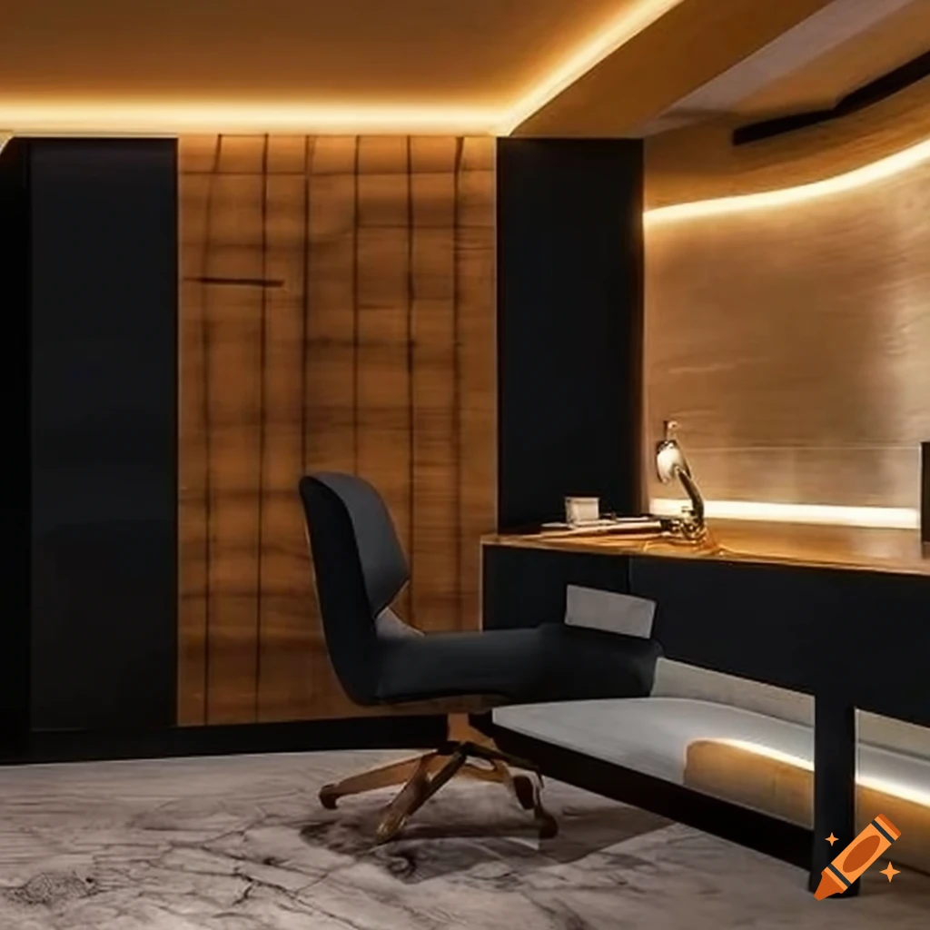 Sophisticated and elegant hotel manager's office on Craiyon